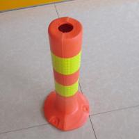 China Foldable Traffic Warning Post EVA Bollard 18 Inch Height for sale