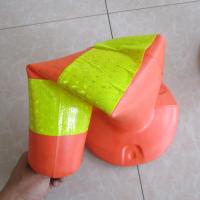 China Foldable Traffic Warning Post EVA Bollard 18 Inch Height for sale