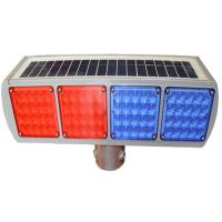 China Integrated 6W Solar LED Strobe Blue And Red Blinker for sale