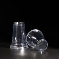 China Customized Stackable Plastic Drinking Cup BPA Free PET Disposable Cold Coffee Cups for sale