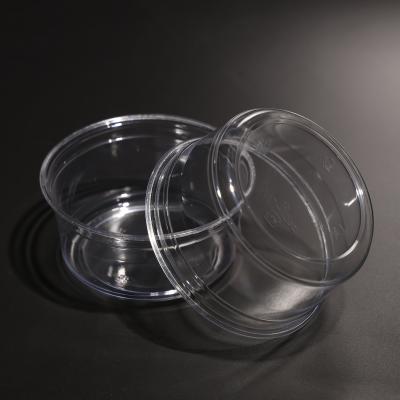 China 12oz Disposable Plastic Drinking Cup Salad Bowl Convenient Eco Friendly With Flat Lid for sale