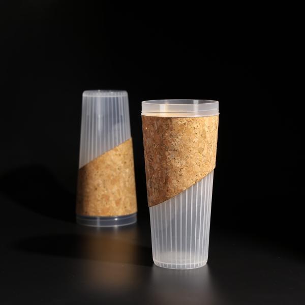 Quality OEM 700ml PP Plastic Disposable Cold Drink Cup Customized Logo For Juice for sale