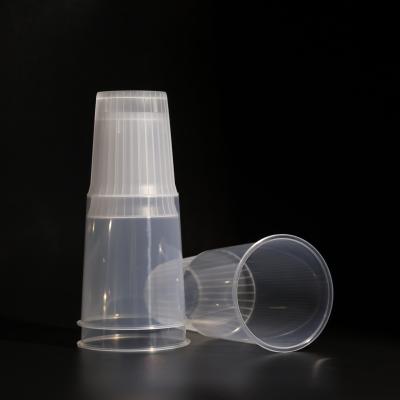 China OEM Round Disposable Plastic Drinking PP Cups Bpa Free With Lid For Boba Tea for sale