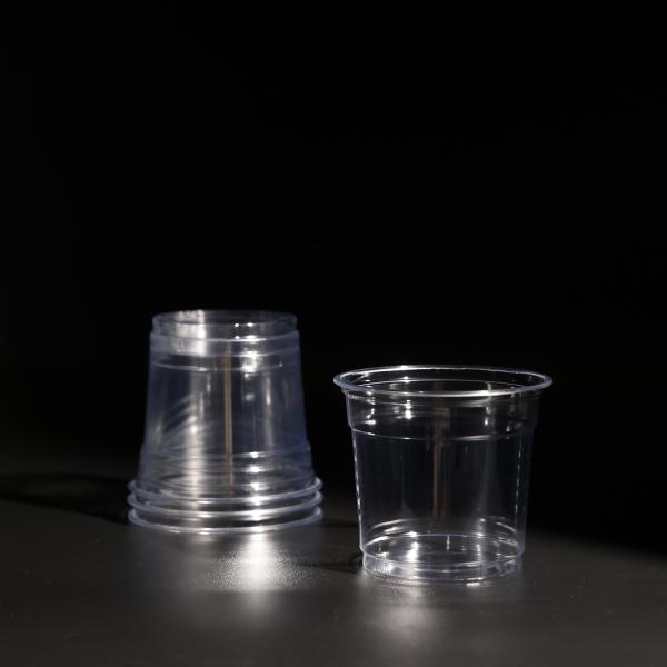 Quality Customized Logo Plastic PP Cup Disposable Beverage Cup With Lid 500ml 700ml for sale