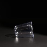 China 14OZ Volume Clear Disposable PET Cups With Dome And Flat Lids Stackable for sale