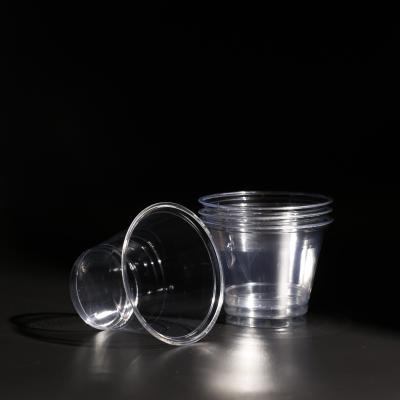 China High Quality Plastic Disposable PET Cup Cold Drink Boba Tea Cups With Lid for sale