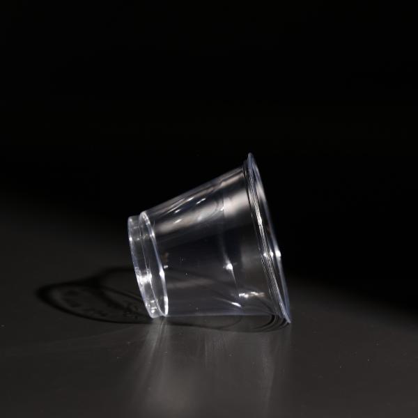 Quality Clear Plastic Disposable PET Cup Cold Drink Boba Tea With Customized Logo for sale