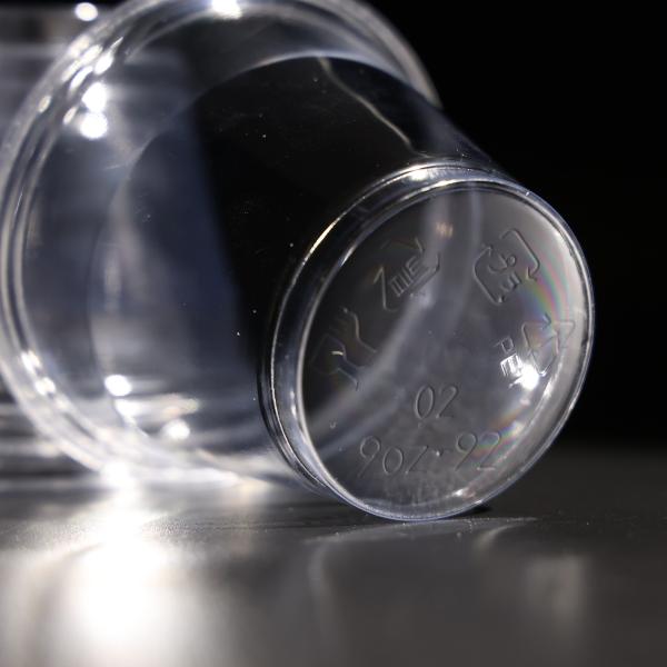 Quality Clear Plastic Disposable PET Cup Cold Drink Boba Tea With Customized Logo for sale