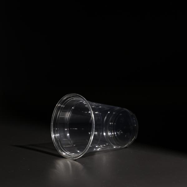 Quality Plastic Disposable PET Cup High Transparent Cold Drink Plastic Cups With Lid for sale