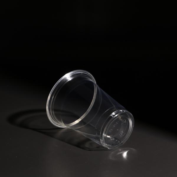 Quality Plastic Disposable PET Cup High Transparent Cold Drink Plastic Cups With Lid for sale