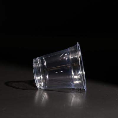 China Smooth Surface 10oz Clear PET Disposable Cup Takeaway Plastic Cold Coffee Cups for sale