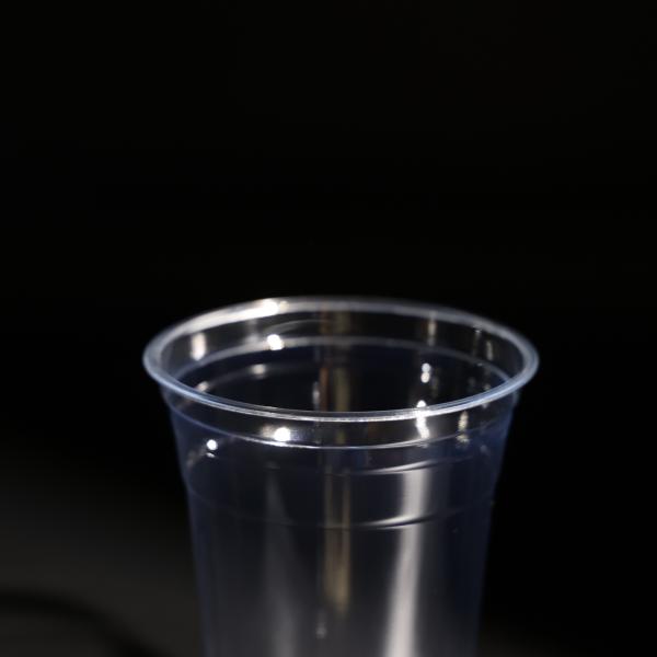 Quality Custom Disposable PET Drink Cups 14oz Volume Bubble Tea Packaging Cups For Party for sale