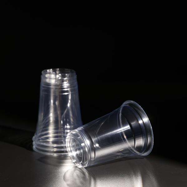 Quality Custom Disposable PET Drink Cups 14oz Volume Bubble Tea Packaging Cups For Party for sale