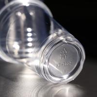 China Disposable PET Drink Cups Bubble Tea Packaging Cups With Lid Customized Logo for sale