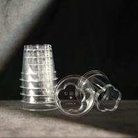 China PS Material Plastic Disposable Cups For Juice And Cold Drinks Customized Logo for sale