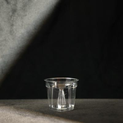 China Customized 4OZ Volume PS Plastic Cup Food Grade Juice Takeaway Cups for sale