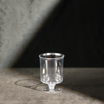 China FDA Approved 5oz Cold Drink Plastic Cups PS Material For Champagne And Wine for sale