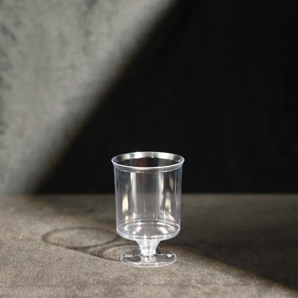 Quality Custom Disposable Clear PS Plastic Cup 150ML For Hot And Cold Beverages In Party for sale