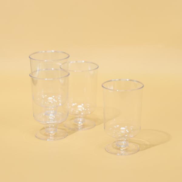 Quality Custom Disposable Clear PS Plastic Cup 150ML For Hot And Cold Beverages In Party for sale