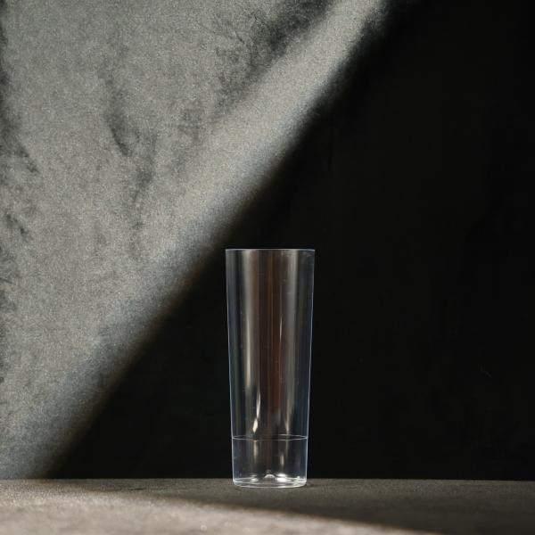 Quality FDA SGS Transparent PS Plastic Cup Long Disposable Beer Cups Customized Size for sale