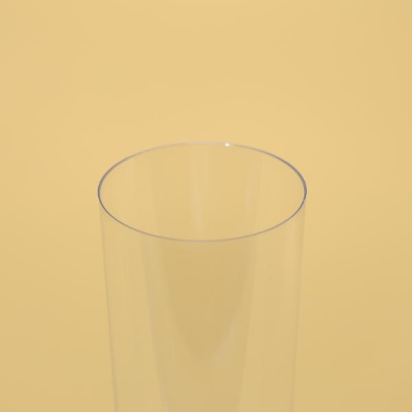 Quality FDA SGS Transparent PS Plastic Cup Long Disposable Beer Cups Customized Size for sale