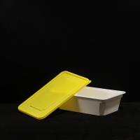 China OEM ODM Stackable PP Plastic Takeout Containers 750ML With Lid For Fruit Vegetable for sale