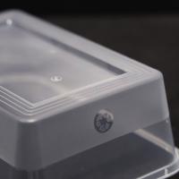 China Leakproof 500ml Polypropylene Lunch Box Stackable Printed Snap On Lid For Fruit for sale
