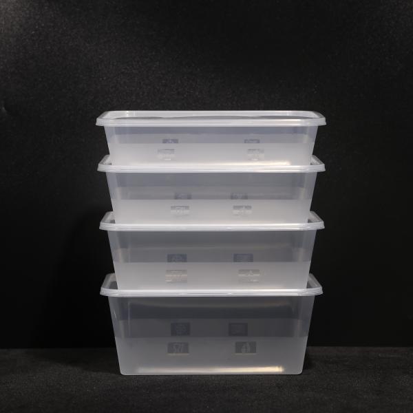 Quality Stackable Design Fast PP Lunch Food Box Plastic To Go Containers Eco Friendly for sale