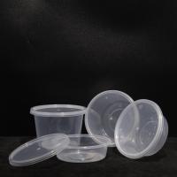 China Clear Stackable Polypropylene Lunch Box Disposable Leak Proof 440ml Capacity for sale