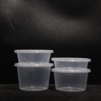 China Clear Stackable Polypropylene Lunch Box Disposable Leak Proof 440ml Capacity for sale