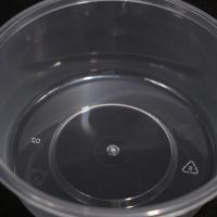 China Clear Stackable Polypropylene Lunch Box Disposable Leak Proof 440ml Capacity for sale