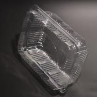 China Rectangular Disposable Plastic Food Storage Container For Takeaway Food for sale