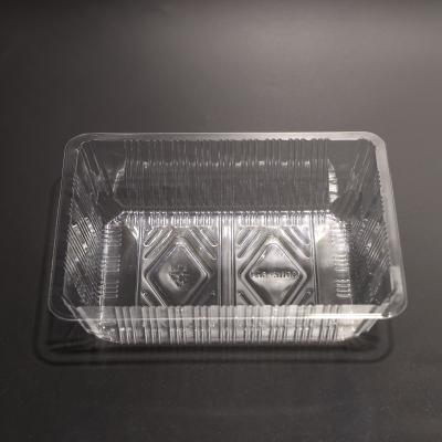 China Eco Friendly BPA Free Disposable Plastic PET Food Tray For Food Packaging for sale