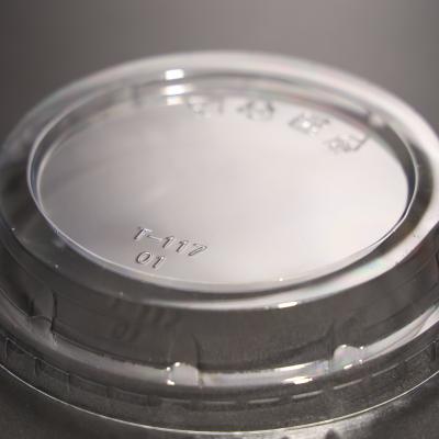 China OEM BPA Free Plastic Cup Lids FAD Certified 117mm Size For PP Bucket for sale