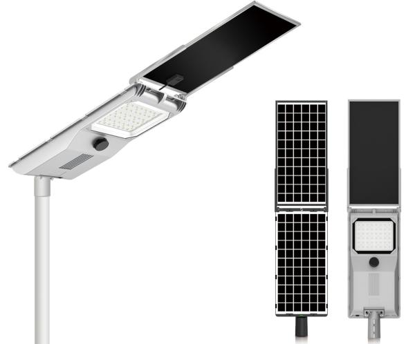 Quality LED Solar Street Light 40W 6000lm IP65 Motion Sensor And Adjustable Panel for sale