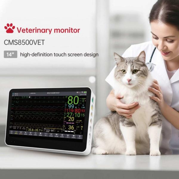 Quality Portable 12.1-Inch Touch Screen Veterinary Patient Monitor Handheld Device for for sale