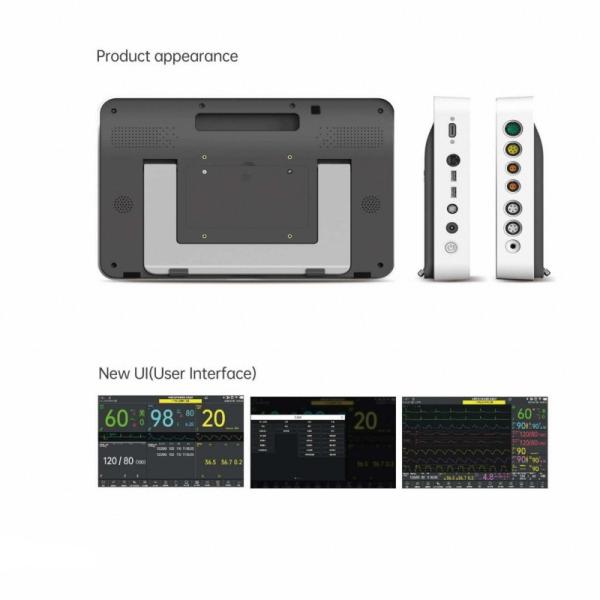 Quality Portable 12.1-Inch Touch Screen Veterinary Patient Monitor Handheld Device for for sale