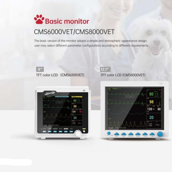 Quality CMS8000-VET CE Multi-Parameter ICU CCU Patient Monitor System Veterinary Monitor for sale