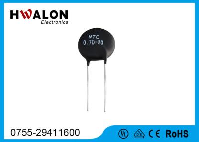 China NTC Inrush Current Limiter Thermistor MF72 Black Coating Color 10D-11 for sale