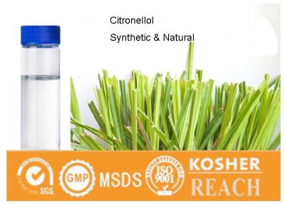 China Citronellol Moisturizing Natural Essential Oils For Soap Fragrances CAS 106-22-9 for sale