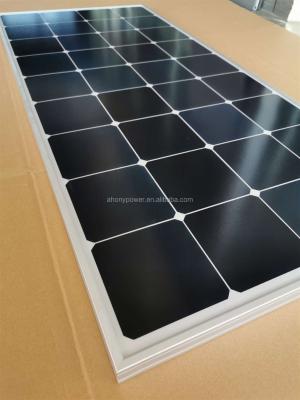 China 12v 160w Monocrystalline Glass Solar Panel placas solares panneaux solaires small solar panel usb For 4WD Camping Caravaning Boating for sale