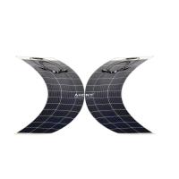 China 100w Semi Flexible Solar Panels for sale