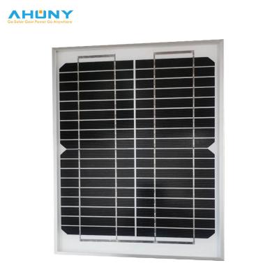 China 500V White Backsheet Monocrystalline Rigid Glass Solar Panel For CCTV Camera / Solar Light for sale