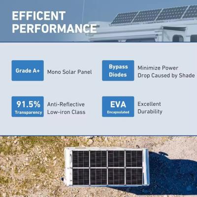 China 50w 60w Monocrystalline Pv Panels Solar Cell Silver Frame Bificial Transparent Glass For Strong Wind Snowy Harsh Climate for sale