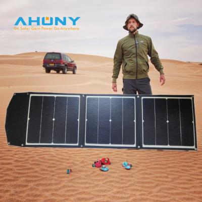 China 100w draagbaar zonnepaneel 25,8% Hoog efficiënt ETFE opvouwbaar zonnepaneel voor buitencamping RV noodstroomvoorziening Power station Te koop