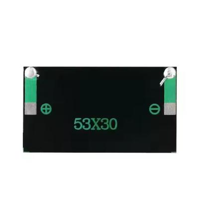 Cina 0.15W Mini pannelli solari fai da te personalizzati piccoli pannelli solari di silicio monocristallino 30mA kit di caricabatterie 5V portatile per esterni in vendita
