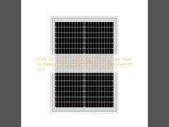 120W 12V Monocrystalline High Efficiency Solar Panel for Battery Charging Boat RV Cabin Garden Shed Off Grid
