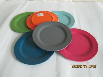 China Eco Bamboo Fiber Large Plate for sale