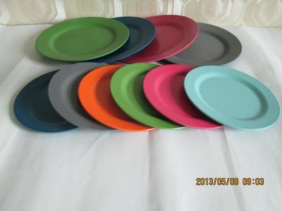 China Eco Bamboo Fiber Tableware Side Plate for sale