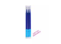 China LeeToo Friction Ball Pen Refill 0.7mm Erasable Gel Ink Refills 3pcs PET Box for sale